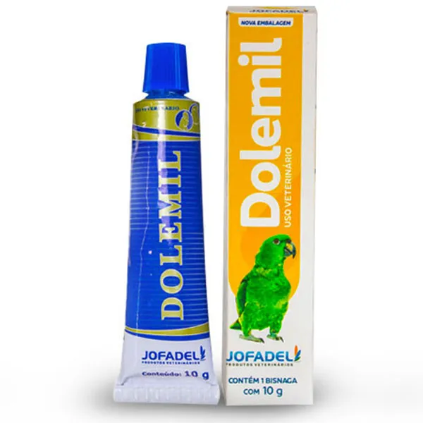 Dolemil Pomada Jofadel 10 g - medicamentos homeopáticos para pássaros