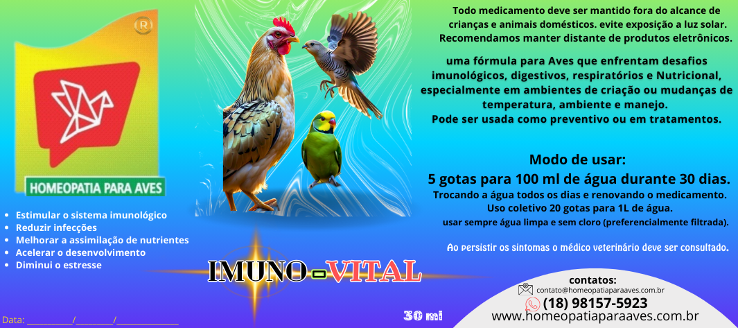 IMUNO-VITAL Imunidade Forte, Crescimento e Desenvovimento com Proteção ...