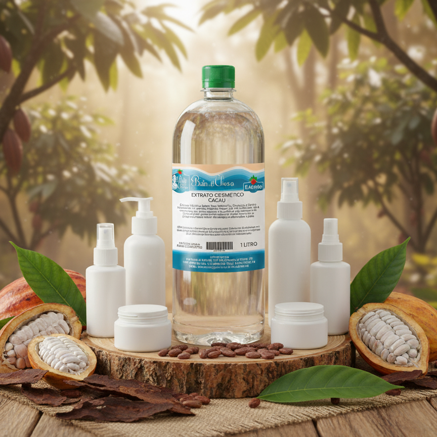 Extrato Glicólico Cacau 1L Revitalizante e Antioxidante - Bain Di Chero