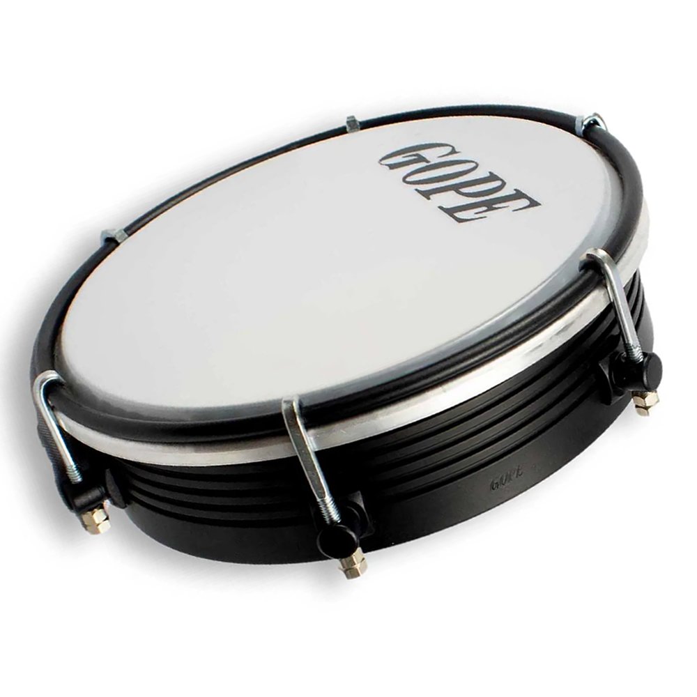 Tamborim Alumínio Gope 6 Polegadas 595ALPP Preto Com 10% OFF na Maior ...