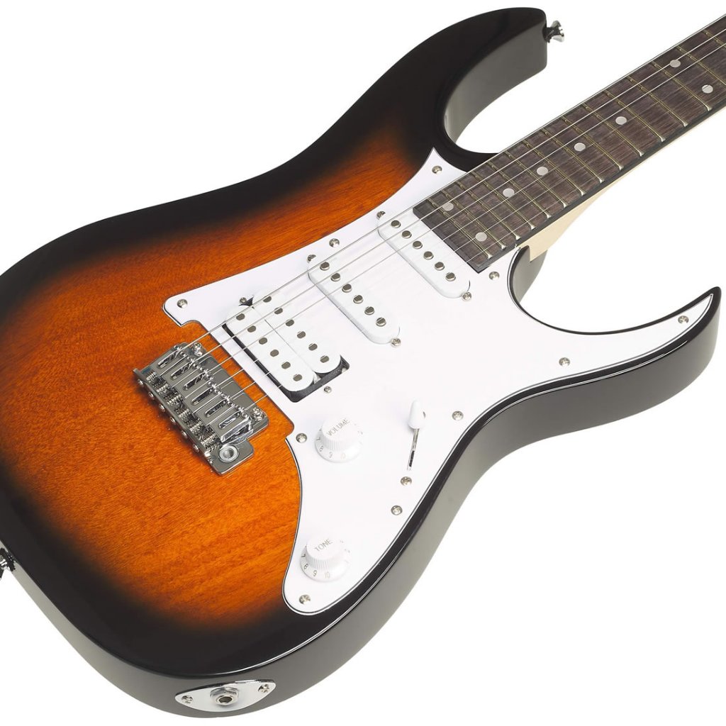 Kit Guitarra Gio Ibanez GRG-140 HSS Sunburst SB Gx02 Com 10% OFF na Maior Loja de Instrumentos ...
