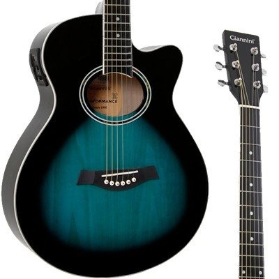 Kit Violão Giannini Eletroacústico C/ Eq 3 Bandas Gsf1r Blb Com 10% OF ...