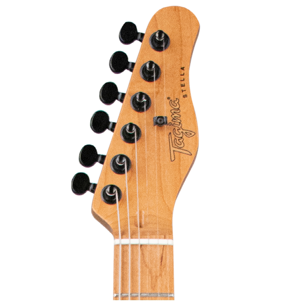 Kit Guitarra Elétrica Strato Tagima Stella NTS LF Mahogany Gx02 Com 10% ...