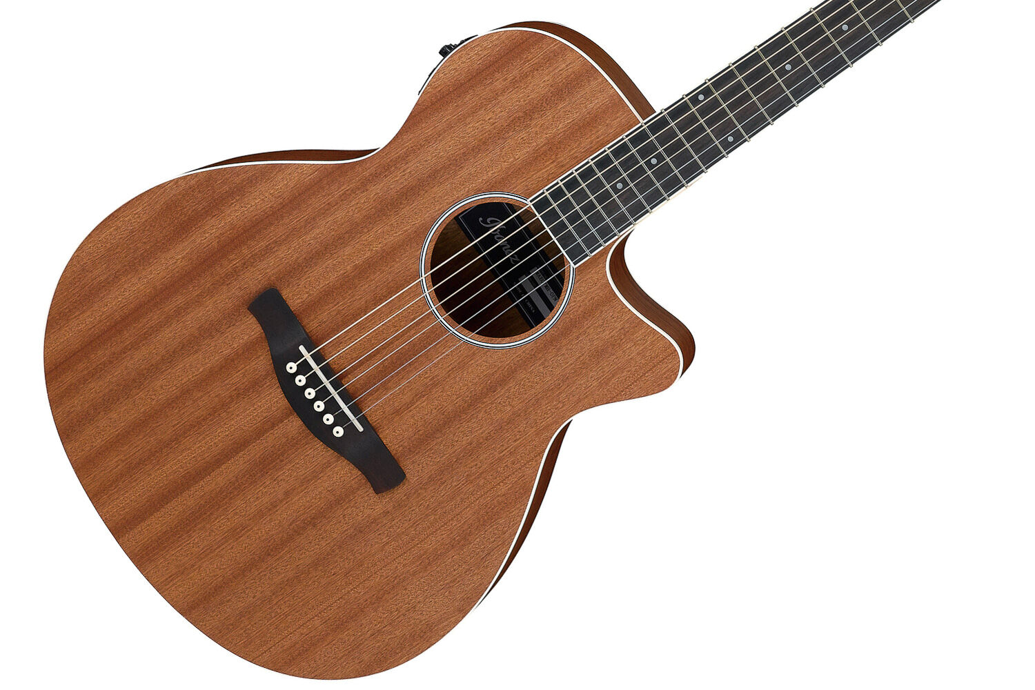 Violão 6C Aço Open Pore Natural Ibanez AEG Series AEG7MH-OPN ...