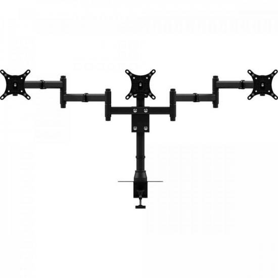 Suporte 3 Monitores 10" a 24" Triarticulado SMQ-1024P-B AVATRON ...