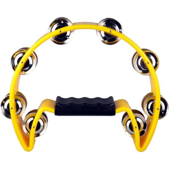 Pandeiro Meia Lua 22cm 40070 Luen Amarelo - Constelação Instrumentos ...