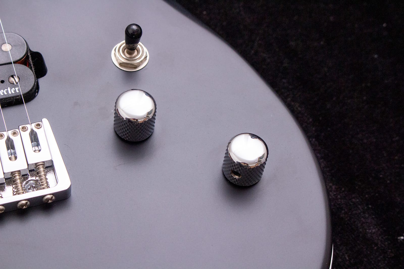 Guitarra Schecter C-8 Deluxe 8 Cordas SBK Satin Black com Captadores ...