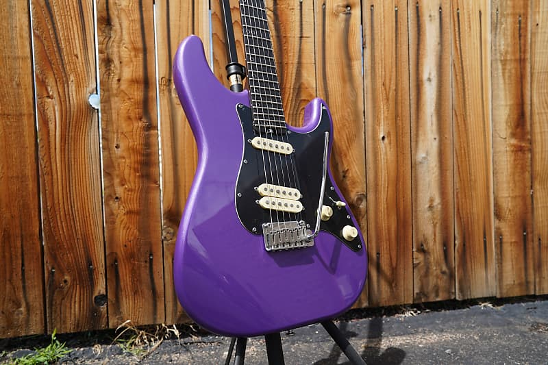 Guitarra Schecter MV-6 MP Metallic Purple com Captadores Schecter ...