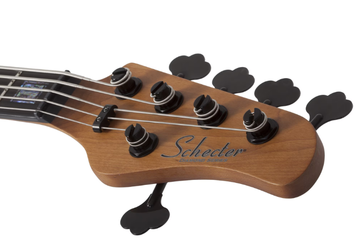 Contrabaixo Schecter Model-T 5 Exotic BKLB Black Limba Natural Satin ...