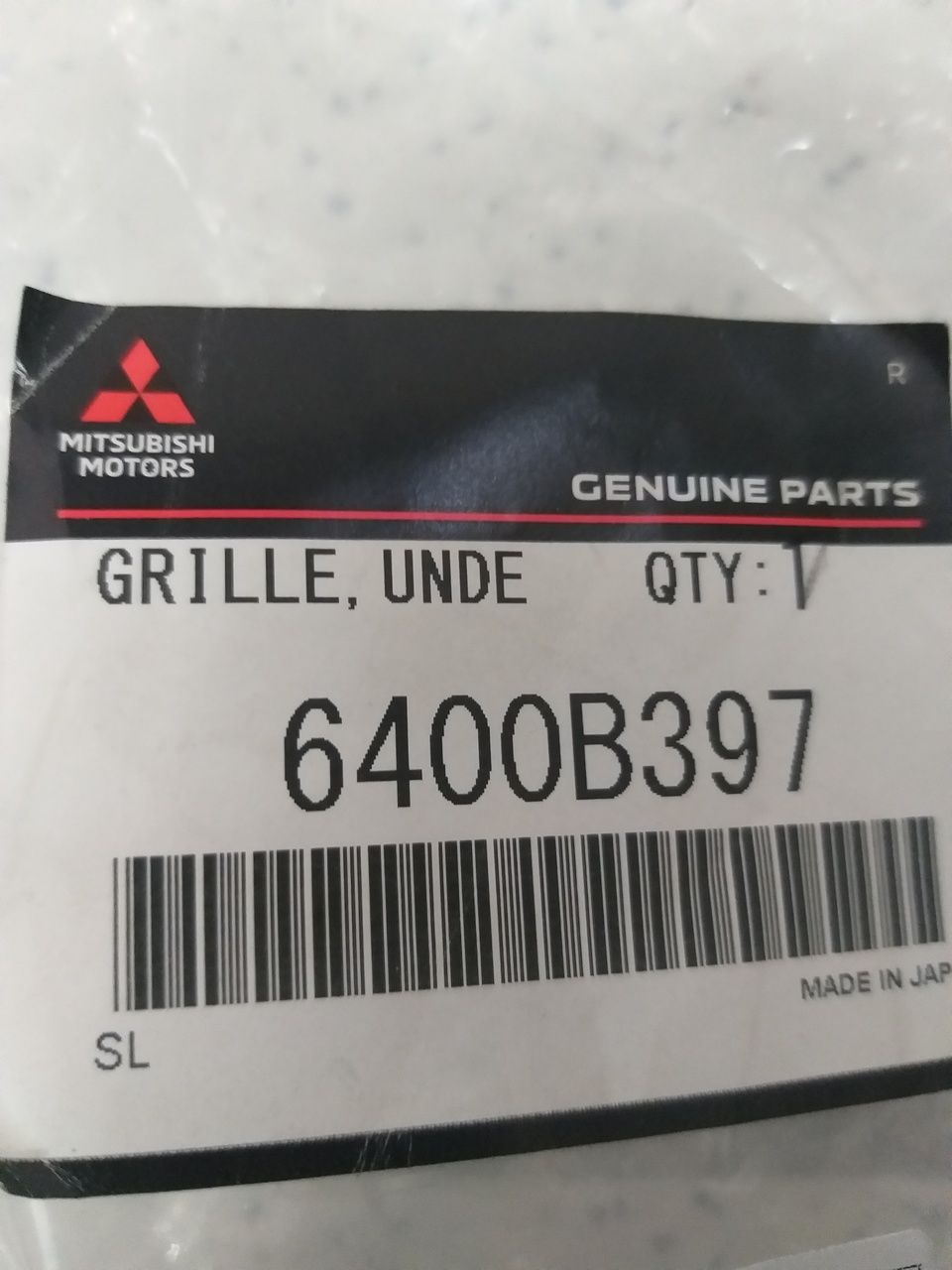 Grade inferior p/choque diant Nova Original Lancer 2011-2015 - Fegus ...