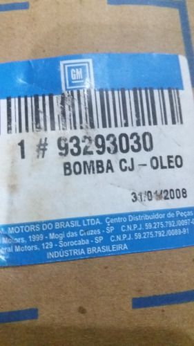 Bomba De Óleo Nova Original Prisma / Celta / Meriva / Corsa 93293030 ...