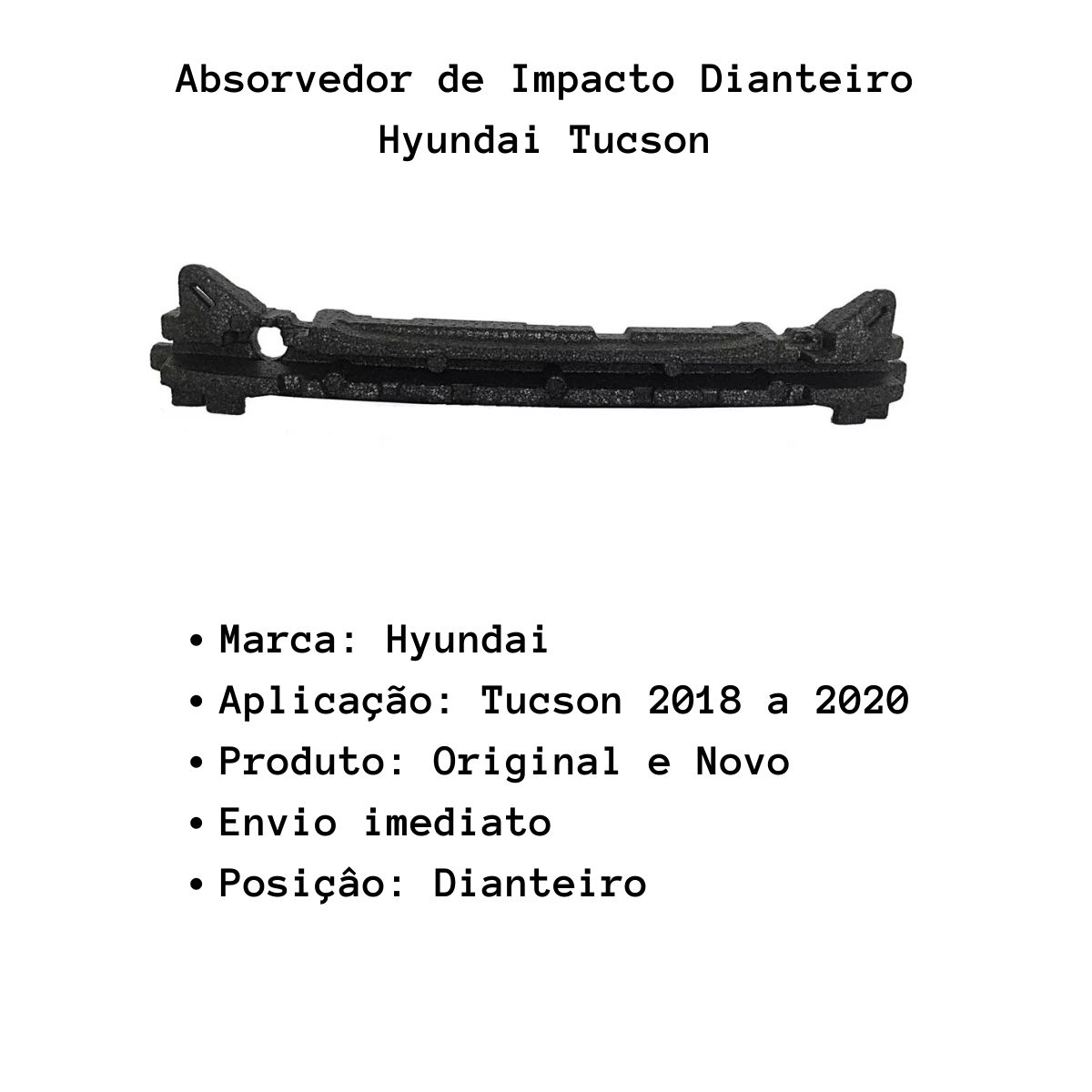 Absorvedor de Impacto Dianteiro New Tucson Original Novo - Fegus Auto ...