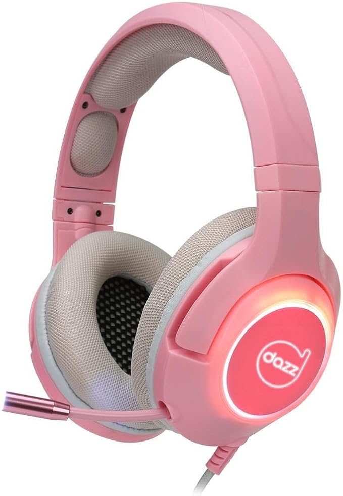 Fone de ouvido Headset Combo Dazz 4 Em 1 Série M Rosa mouse teclado e ...