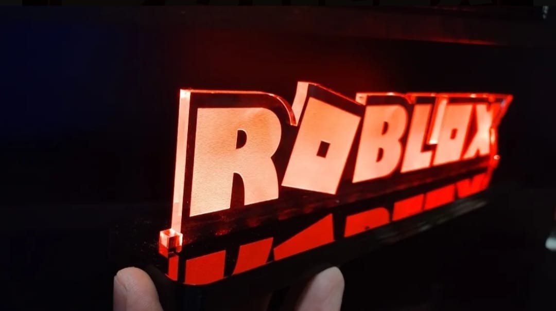 LUMINÁRIA LED FANART - ROBLOX - DS Games Atibaia