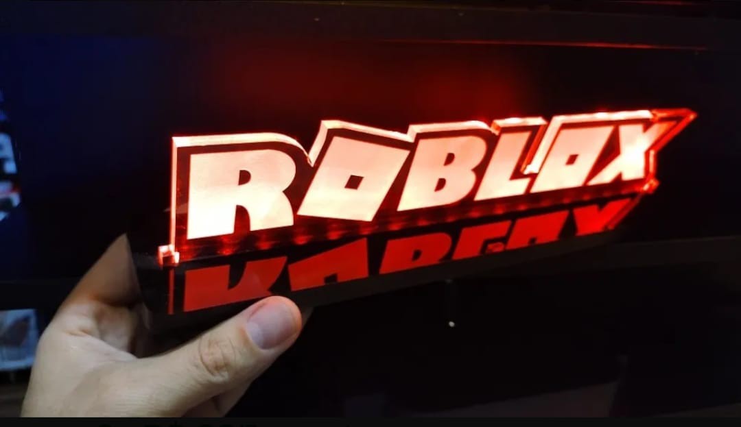 LUMINÁRIA LED FANART - ROBLOX - DS Games Atibaia