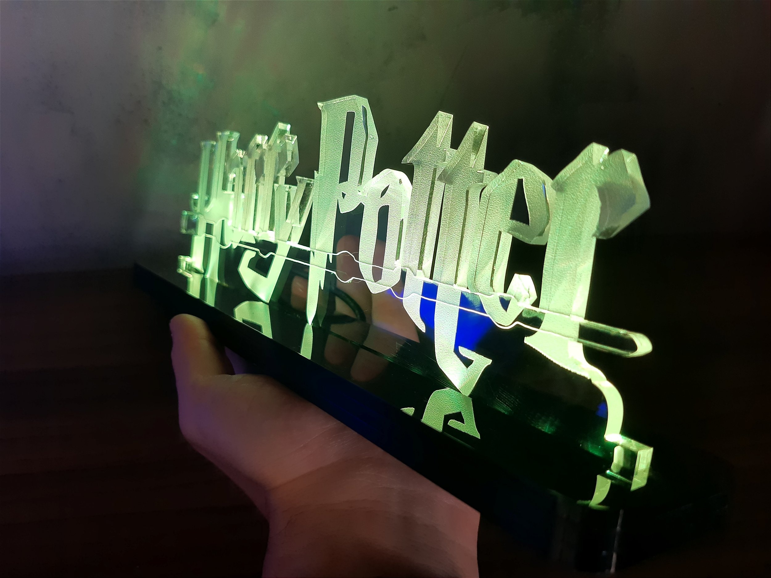 LUMINÁRIA LED FANART - HARRY POTTER - DS Games Atibaia
