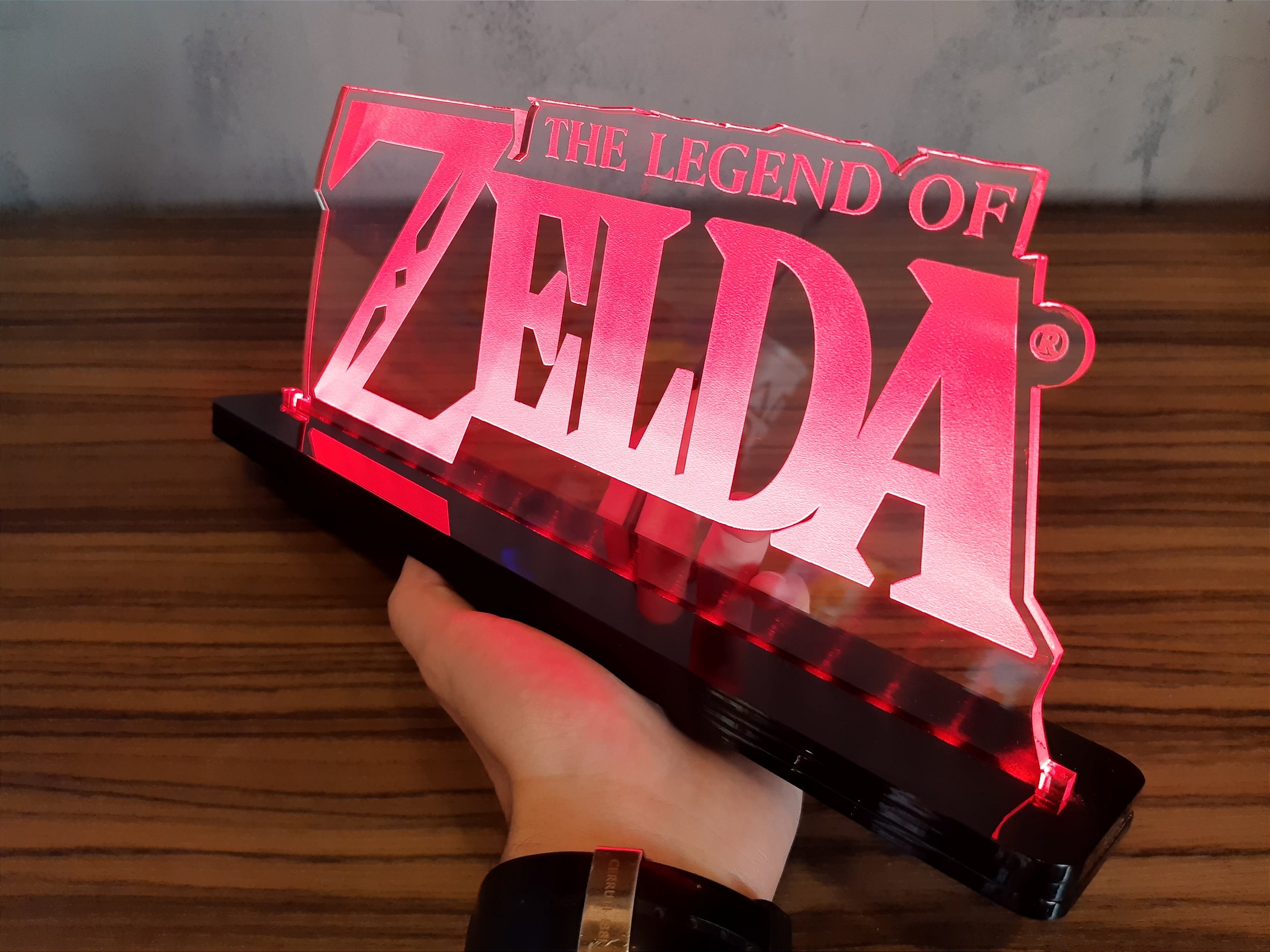 LUMINÁRIA LED FANART - ZELDA - DS Games Atibaia