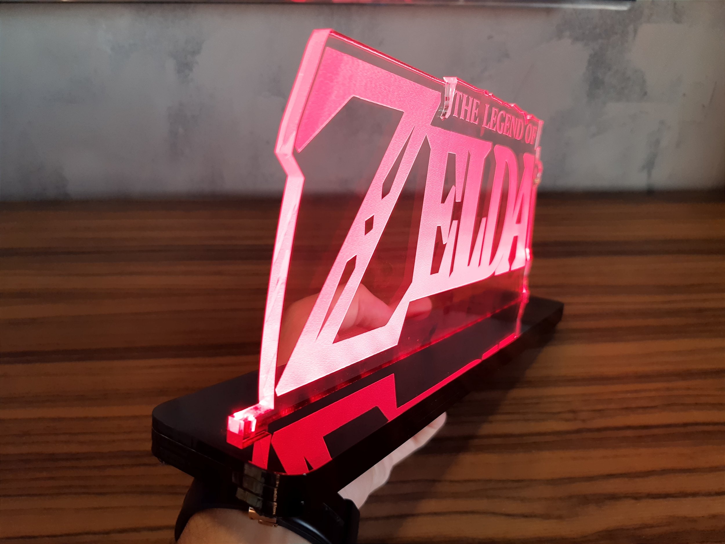 LUMINÁRIA LED FANART - ZELDA - DS Games Atibaia