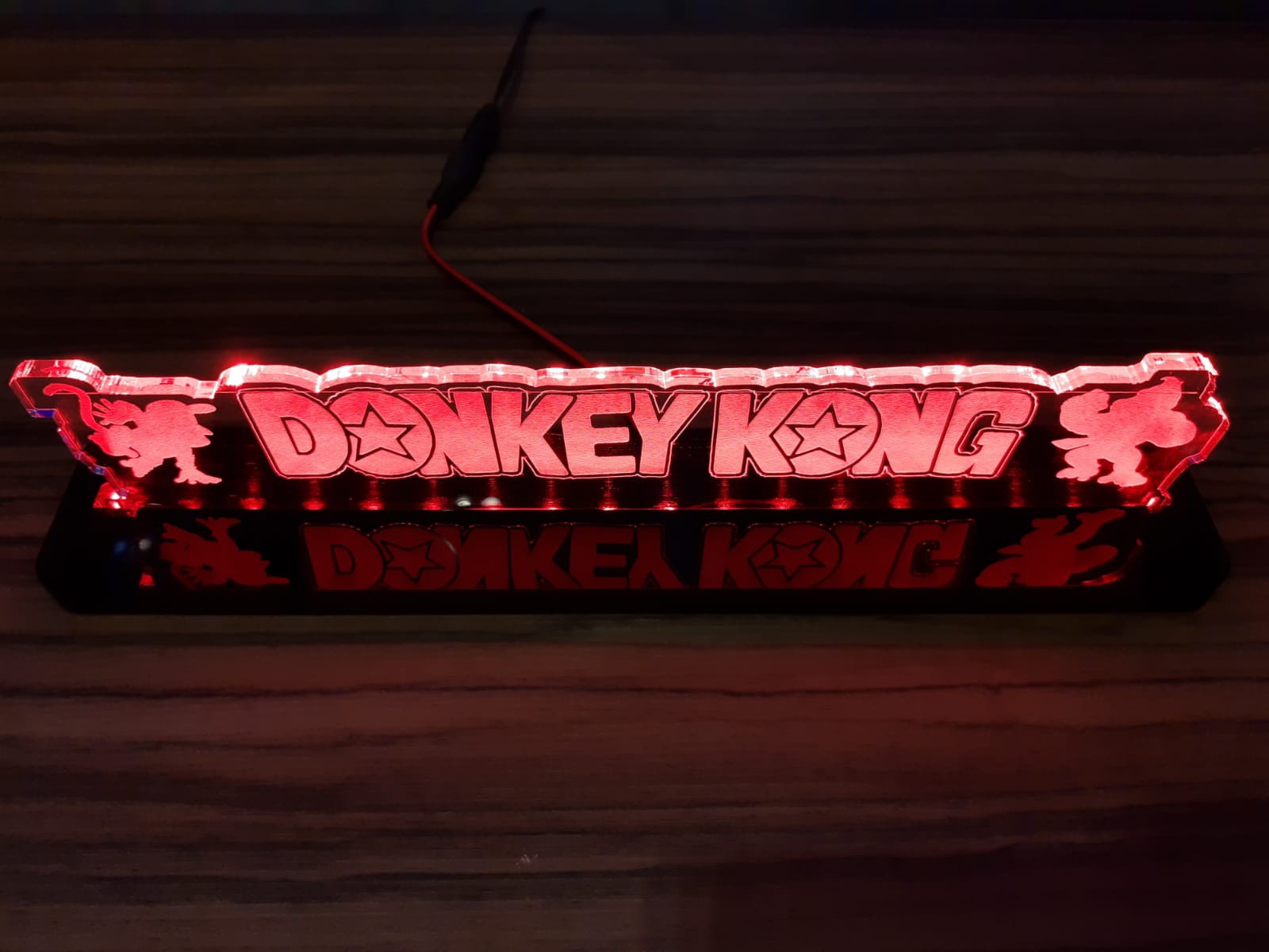 LUMINÁRIA LED FANART - DONKEY KONG - DS Games Atibaia