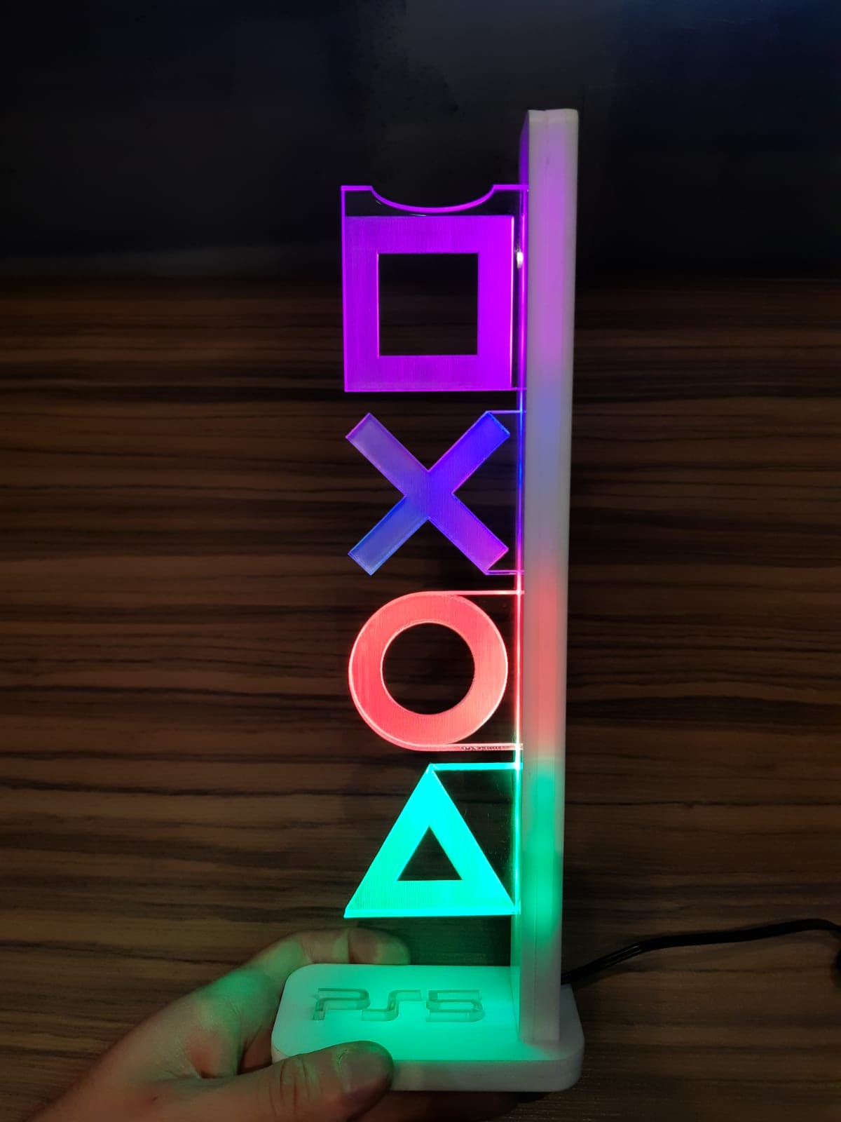 LUMINÁRIA LED FANART - PS5 VERTICAL - DS Games Atibaia