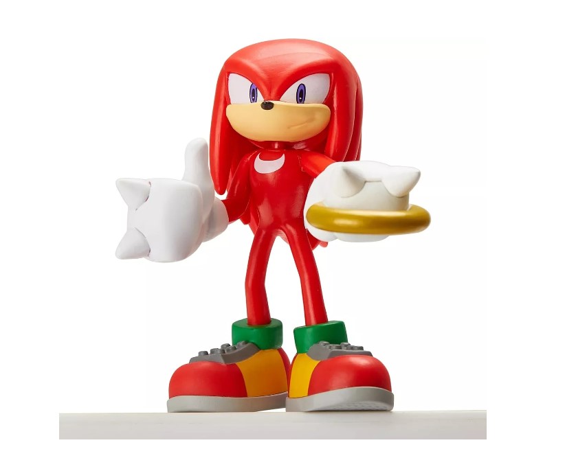 BONECO KNUCKLES THE HEDGEHOG - ACTION FIGURE MONTÁVEL 10 CM - DS Games ...