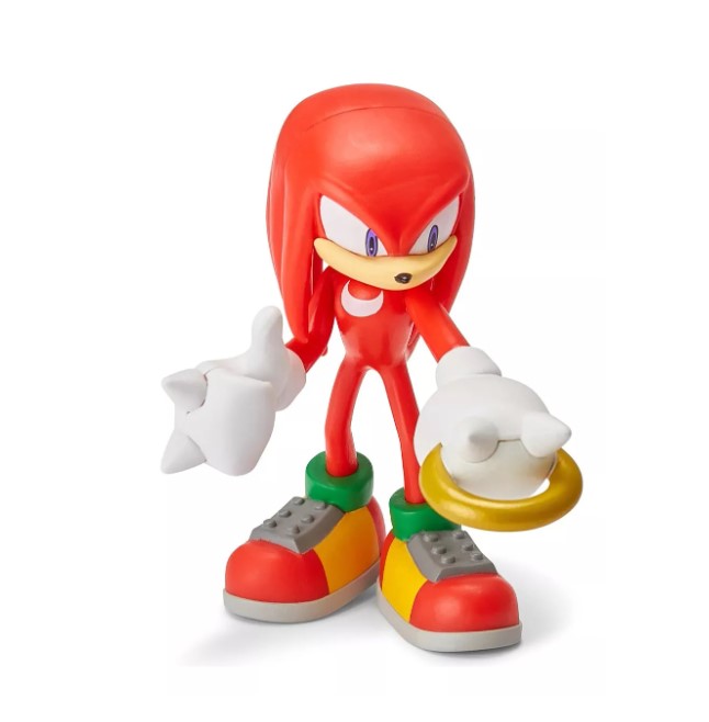 BONECO KNUCKLES THE HEDGEHOG - ACTION FIGURE MONTÁVEL 10 CM - DS Games ...