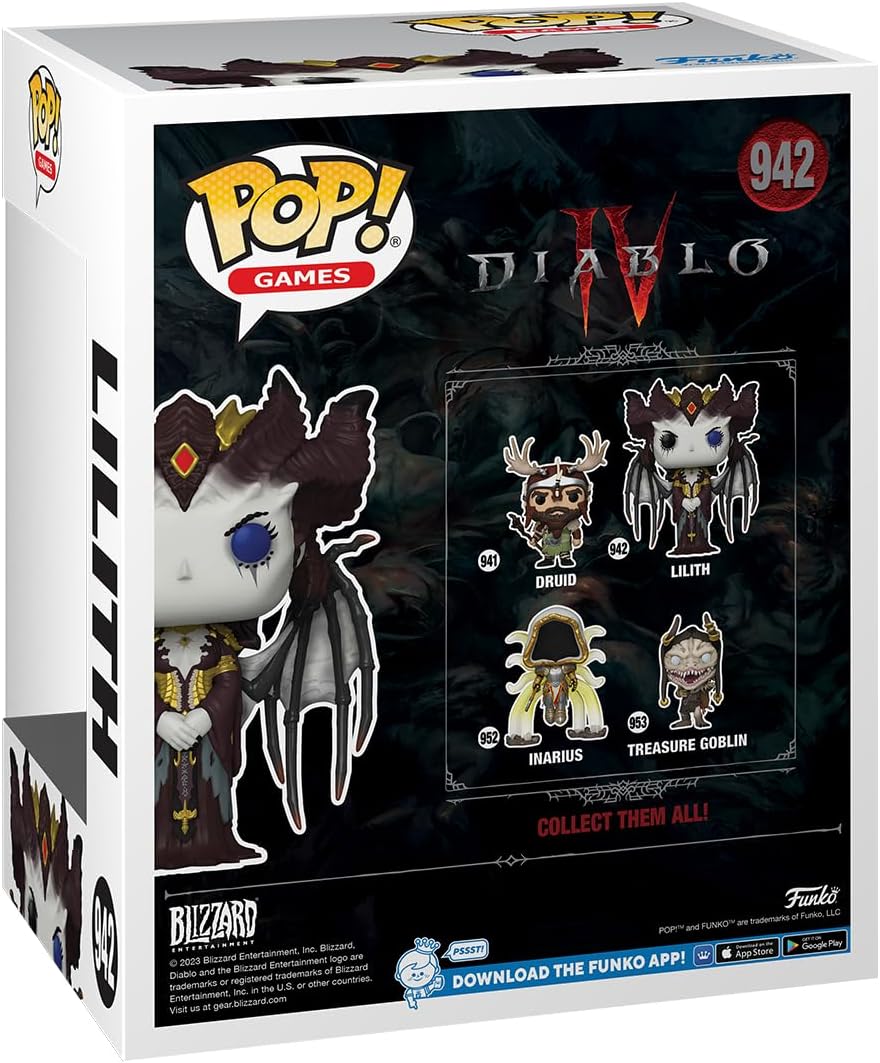 FUNKO POP - DIABLO IV - LILITH - 942 - DS Games Atibaia