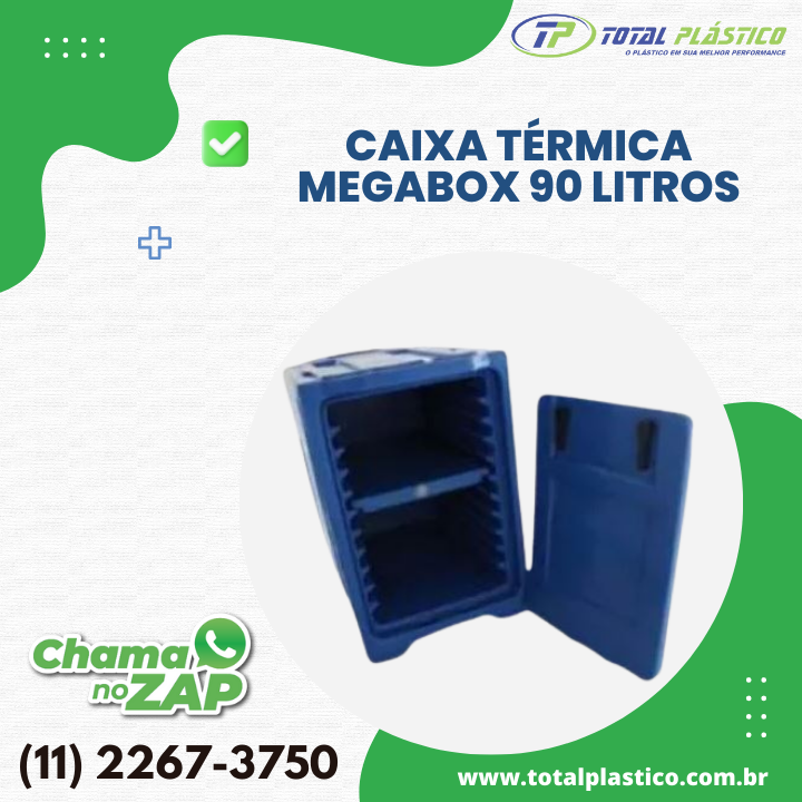Caixa Isobox 90 Litros - (11) 2267-3750. - Total Plástico
