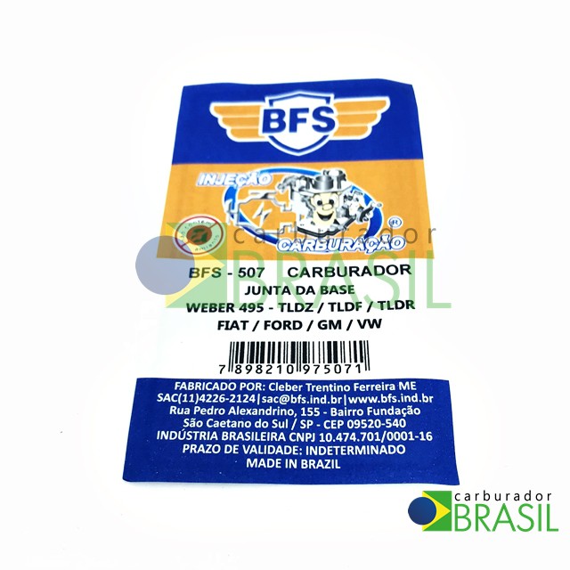 Junta da Base Baquelite Espaçador para Carburador Weber 495 TLDZ TLDF ...