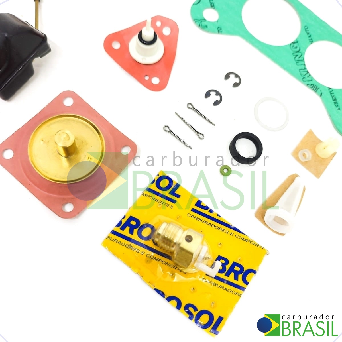 Kit Reparos Original Brosol Carburador Solex H 30/34 BLFA - CARBURADOR ...