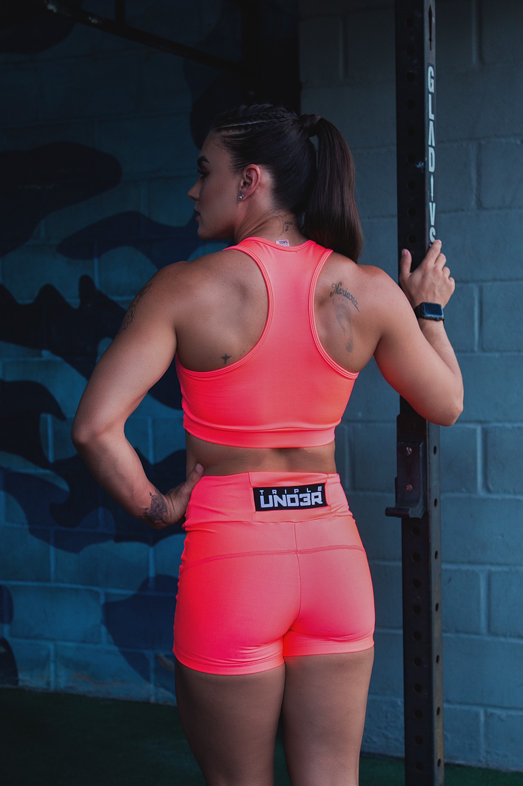 Shorts Helen Rosa Neon - Triple Under Varejo