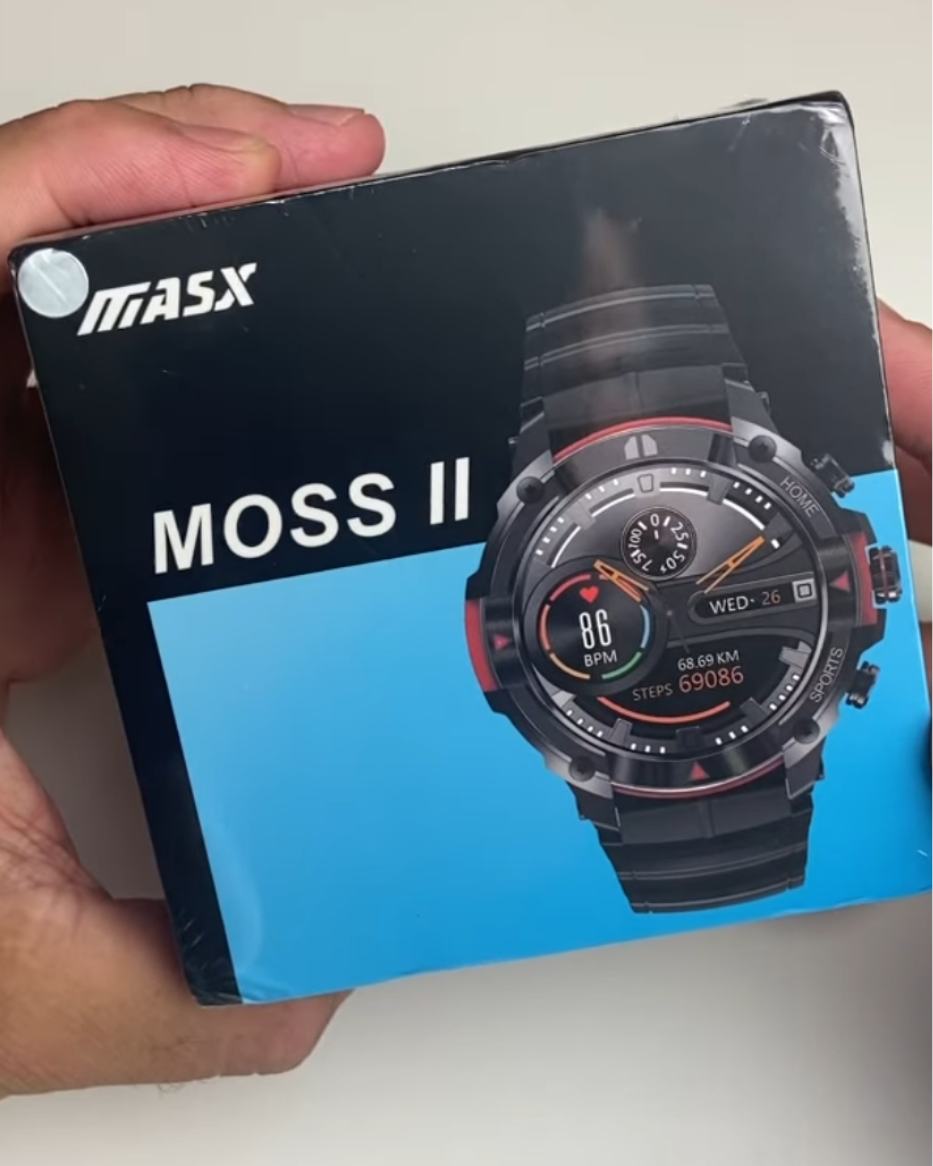 Relógio Smartwatch Masx Moss II - Tela Amoled - Bluethoot 5.2 - A.R.S ...