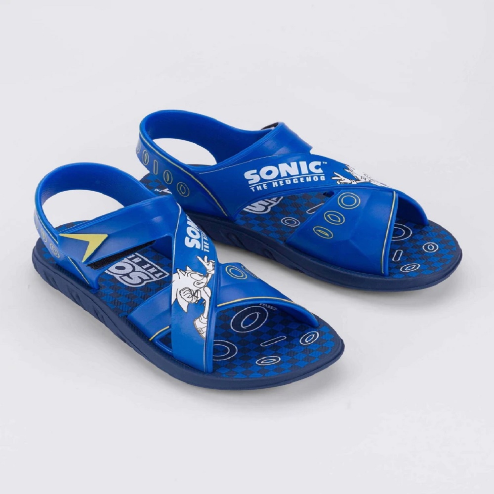 sandália sonic modem infantil masculino estampa divertida - Vesttemaskids