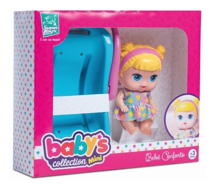 Boneca Babys Collection Com Bebe Conforto - SuperToys