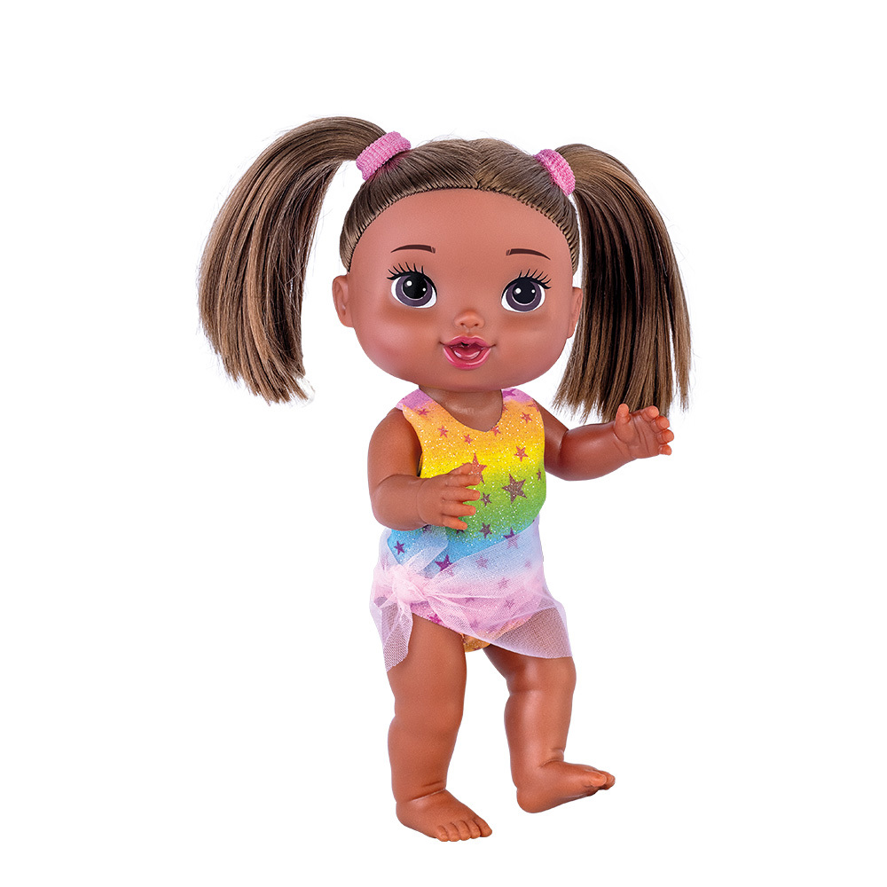 Boneca Babys Collection Olá Verão Negra - SuperToys