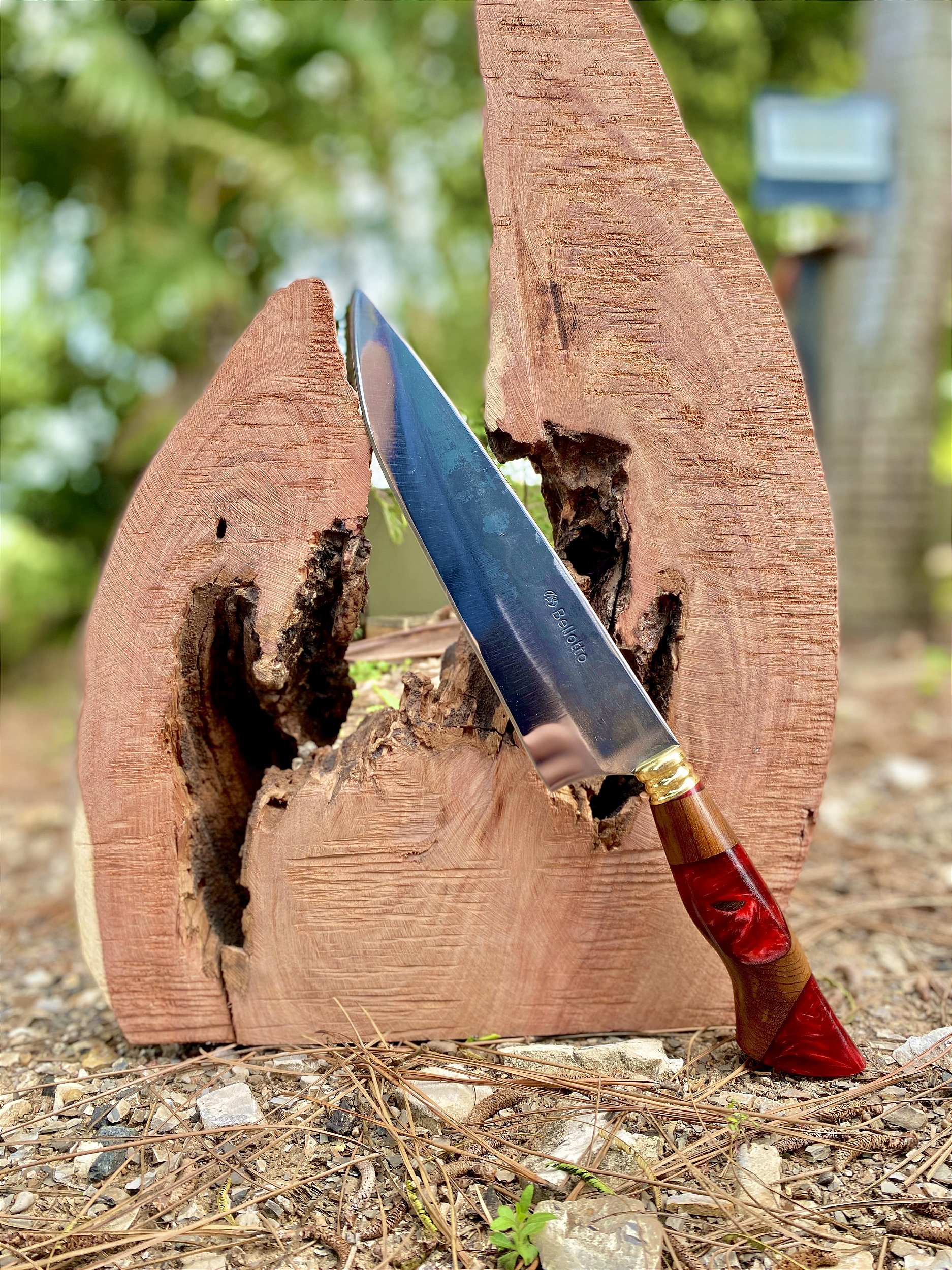 Faca Classic 8" - Texturizada - Rossa - Cutelaria Bellotto