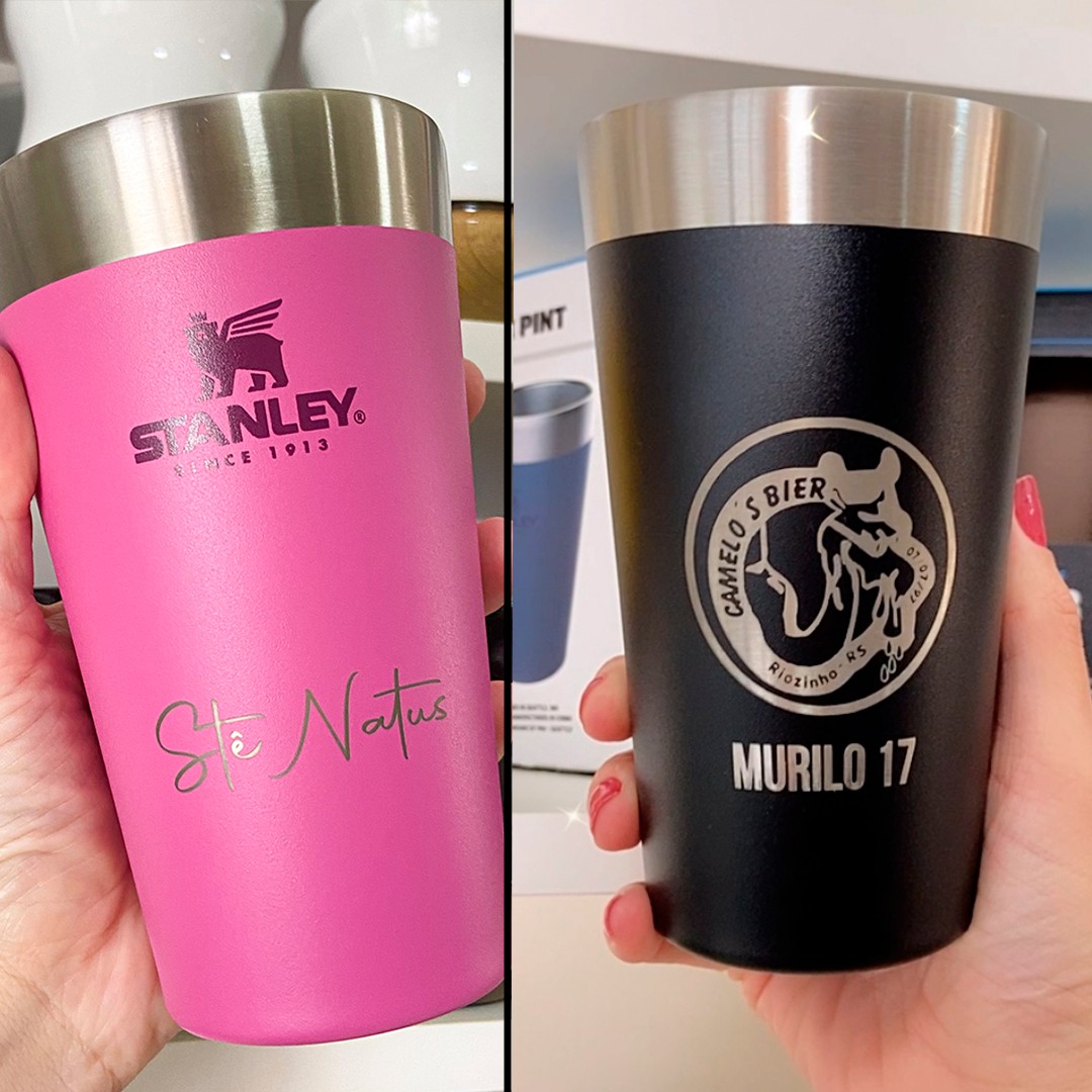 Copo Térmico Stanley Sem Tampa com Arte Personalizada - Diversas cores ...