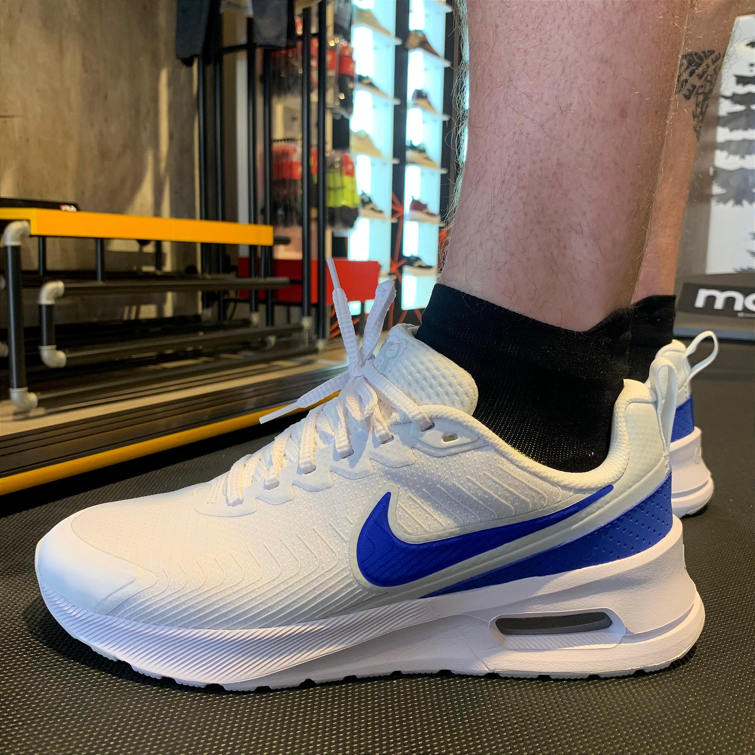 Tênis Nike Air Max Nuaxis Branco Masculino - Loja Wolf Pack Salto