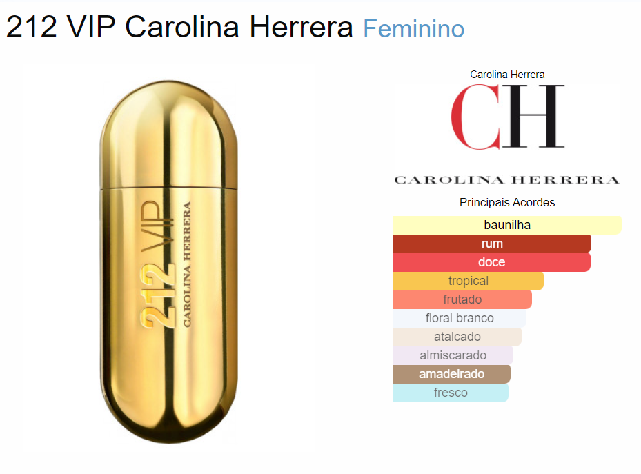 212 Vip Feminino 009 25ml - Brand Collection - aminiloves