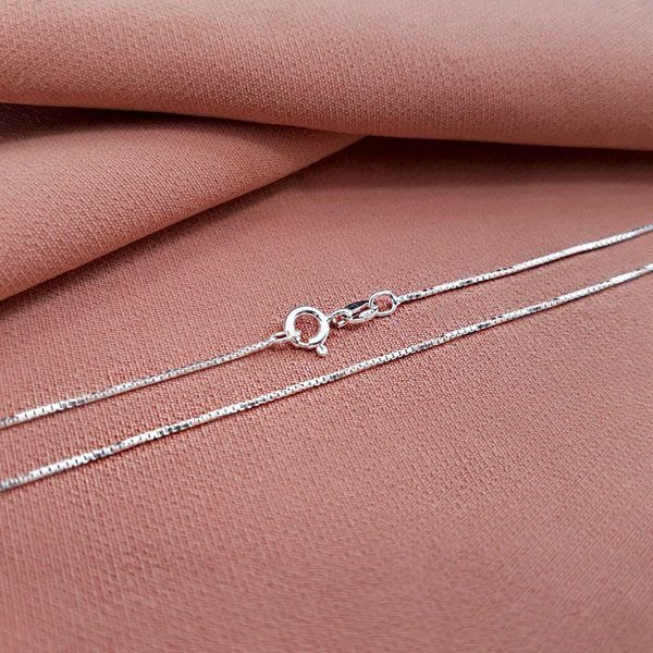 Corrente Veneziana V15 Prata 925 - 60CM - PRATA 925