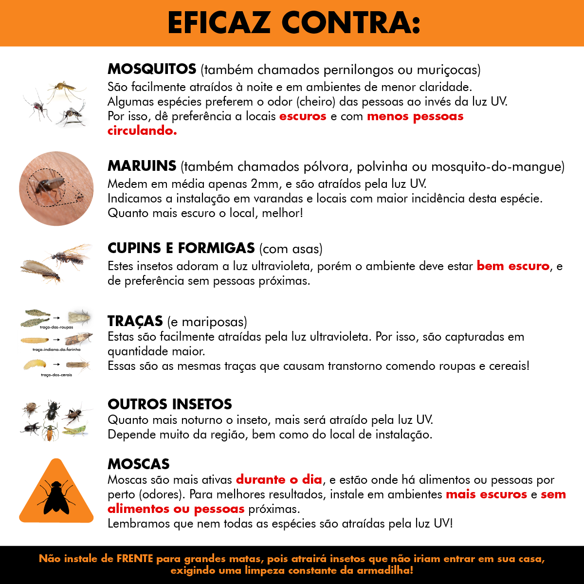 Mata Insetos & Mosquito Maruim - Casa Attract V2.0 - Preto - Casa Attract
