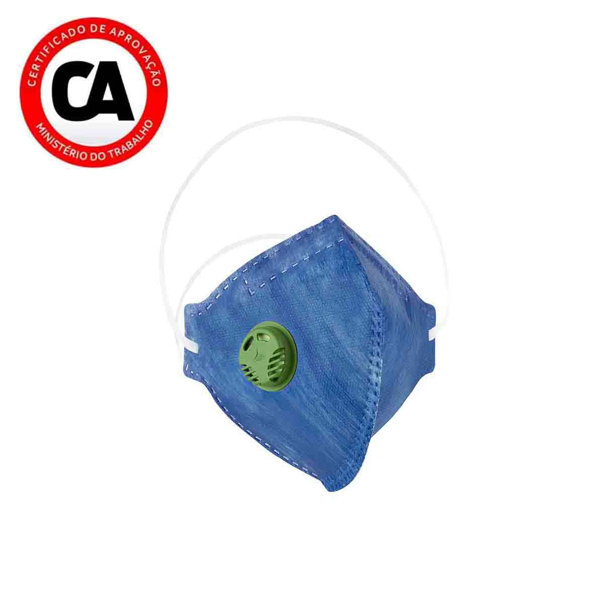 Kit 100 Mascara Pff3 Com Valvula Pro Safety Delta Plus - BHZ EPI