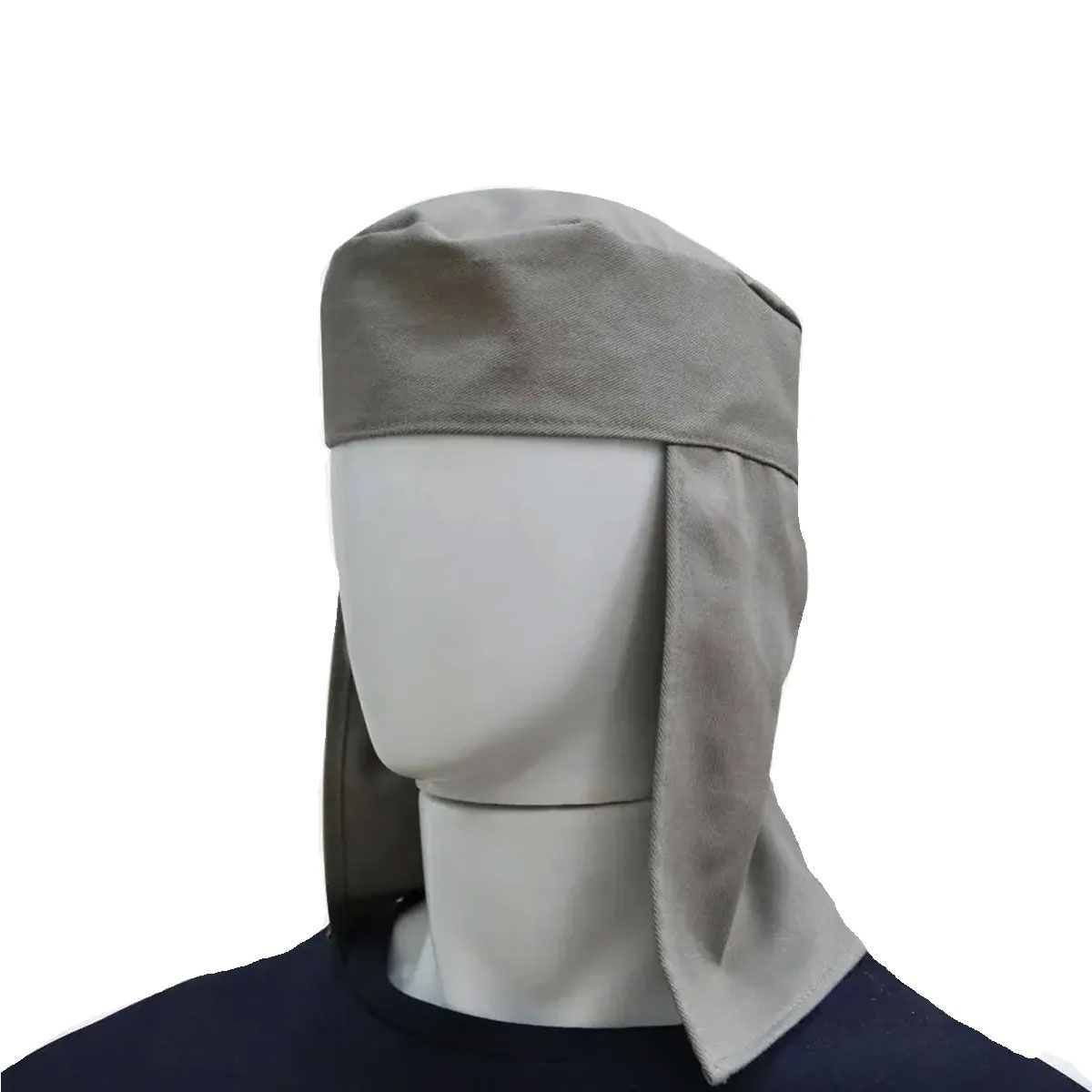 Kit 10 Touca Arabe Capuz Brim Sem Aba Proteção Pescoço - BHZ EPI