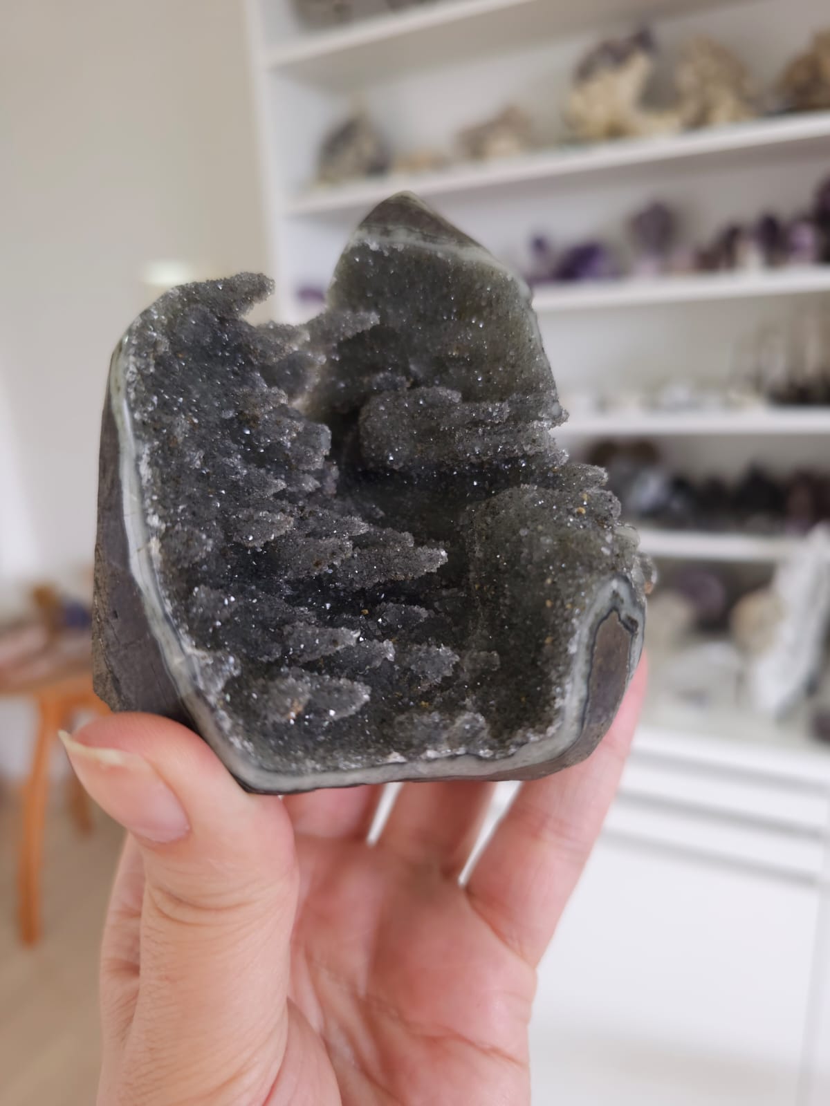 Estalactite / Estalagmite Cristais de Quartzo - Chantrea Pedras