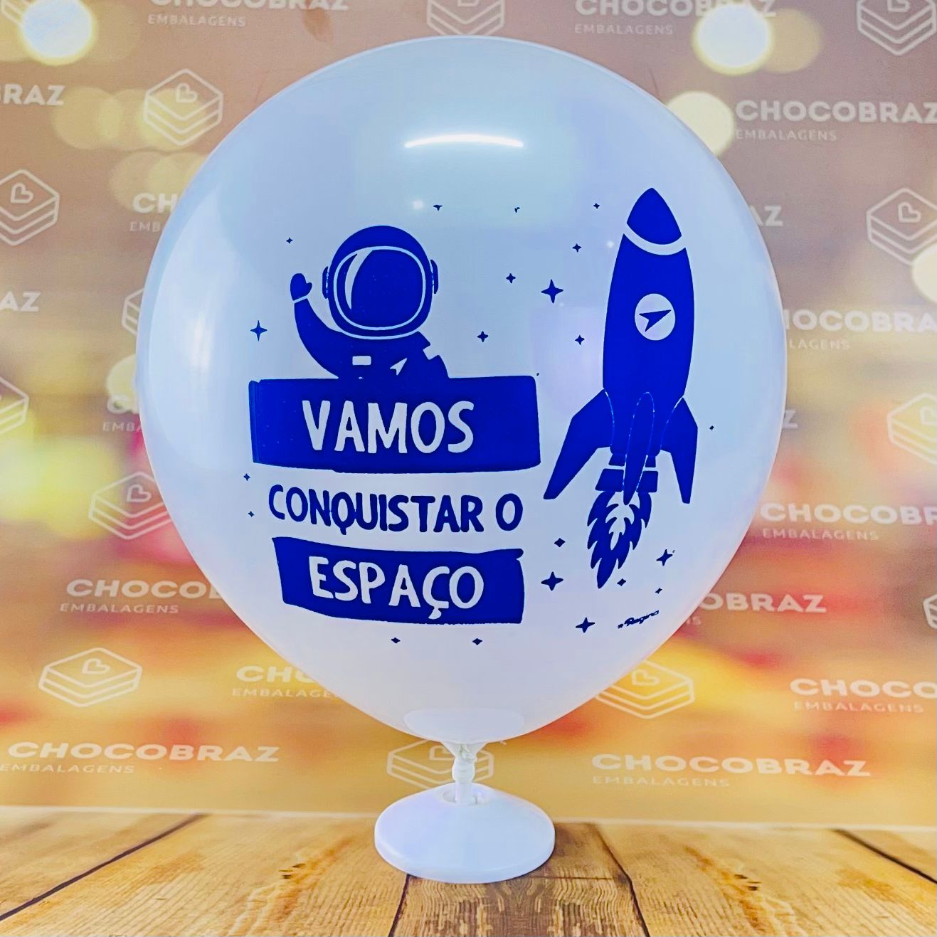 25 Balão Festa Astronauta Lua Redondo 9 Pol. ( Regina ) - Chocobraz ...