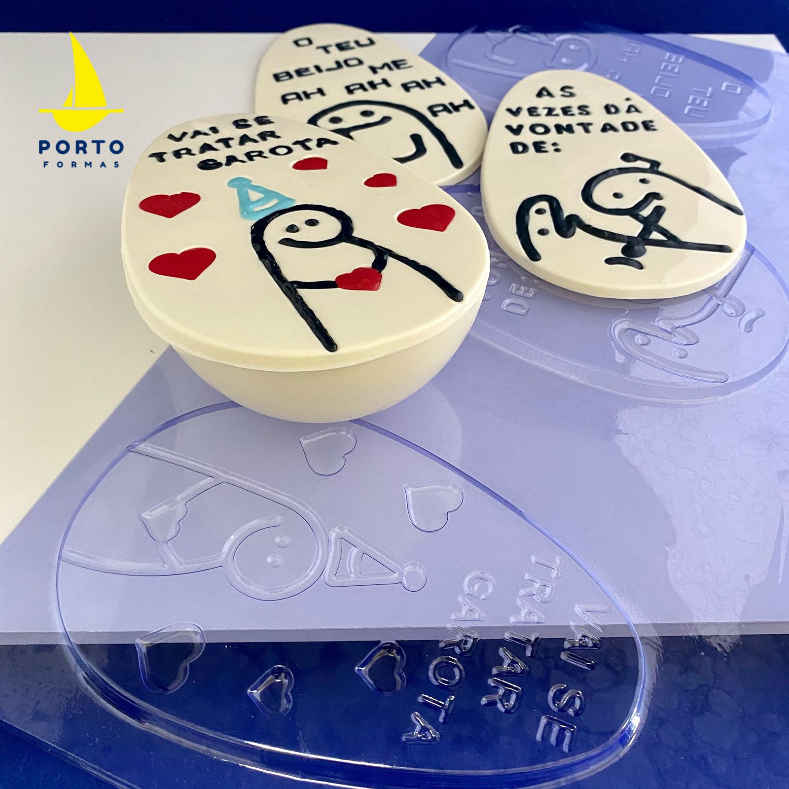 Forma De Modelagem Acetato Porto Ovo Flork Meme 500g P890 - Chocobraz ...