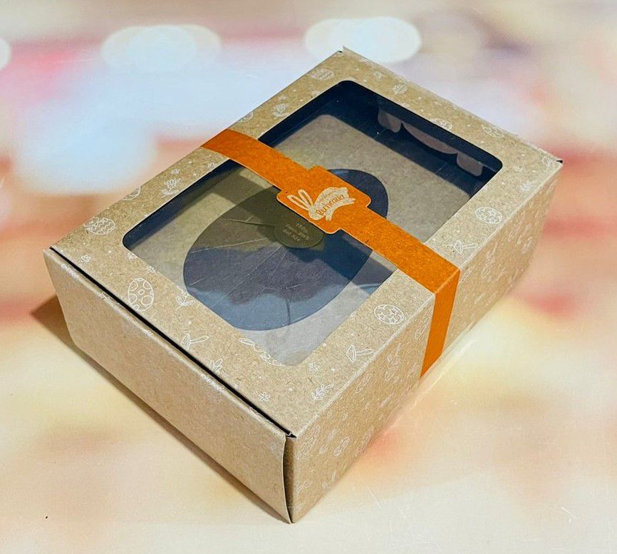 10 Caixa Ovo de Páscoa (250g) Kraft Doce Pascoa 4217 (Páscoa Ideia 2024 ...