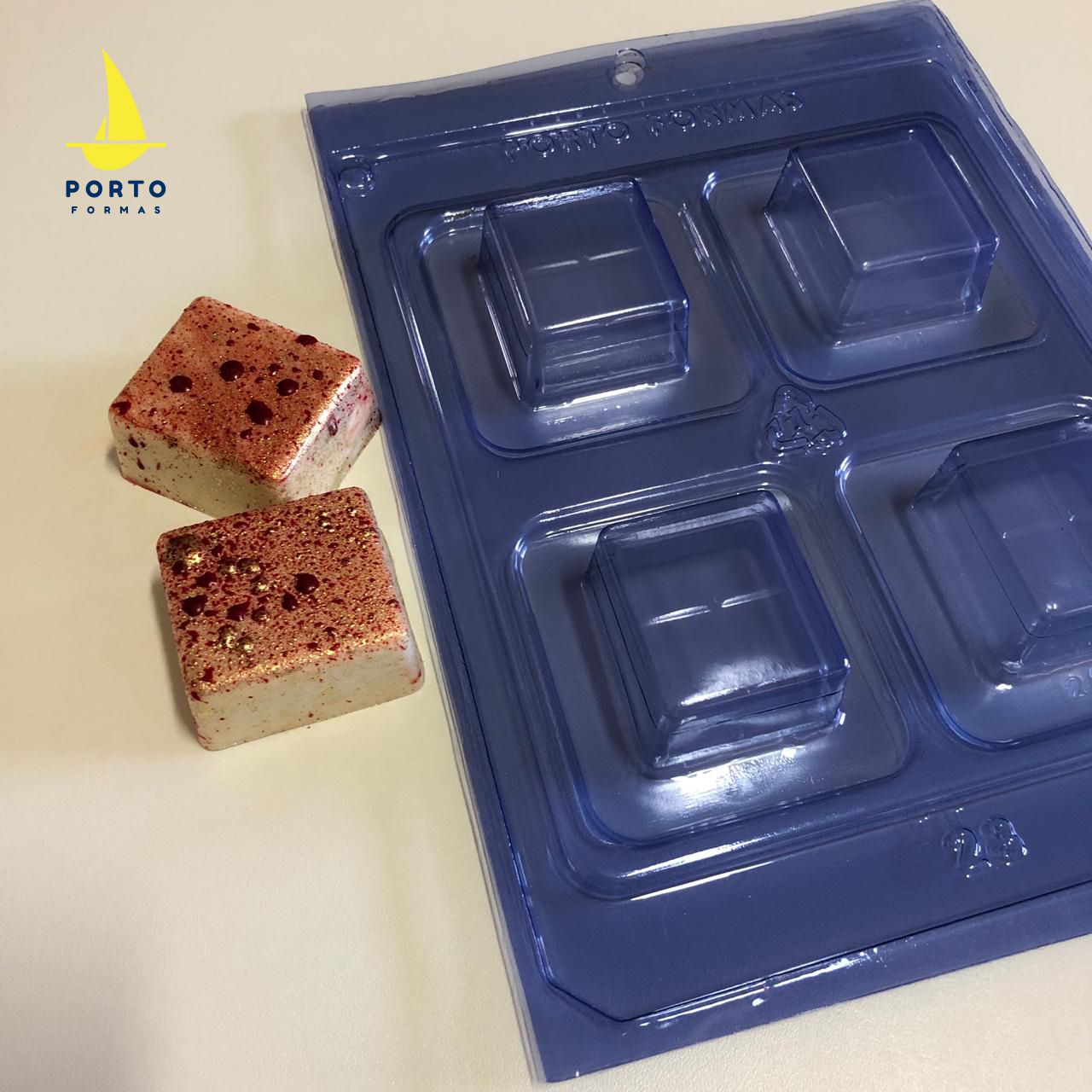 Forma Para Chocolate Especial 3 Partes Bolo Bombom P28 Porto ...