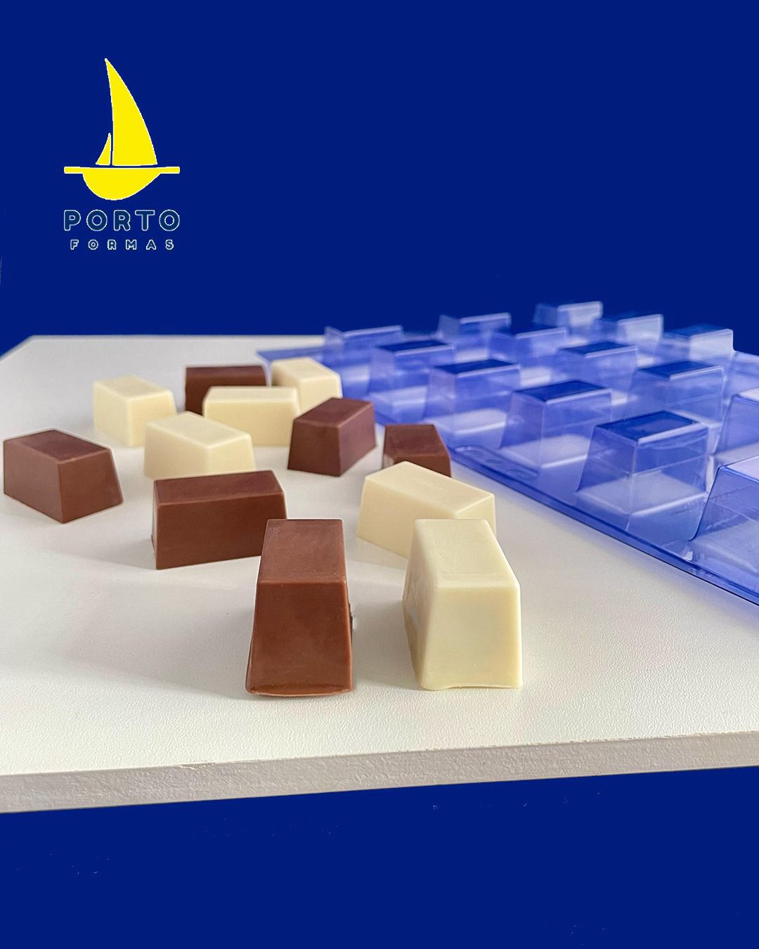 Forma Profissional Para Chocolate C/ Silicone Bombom Bis Porto P226 ...