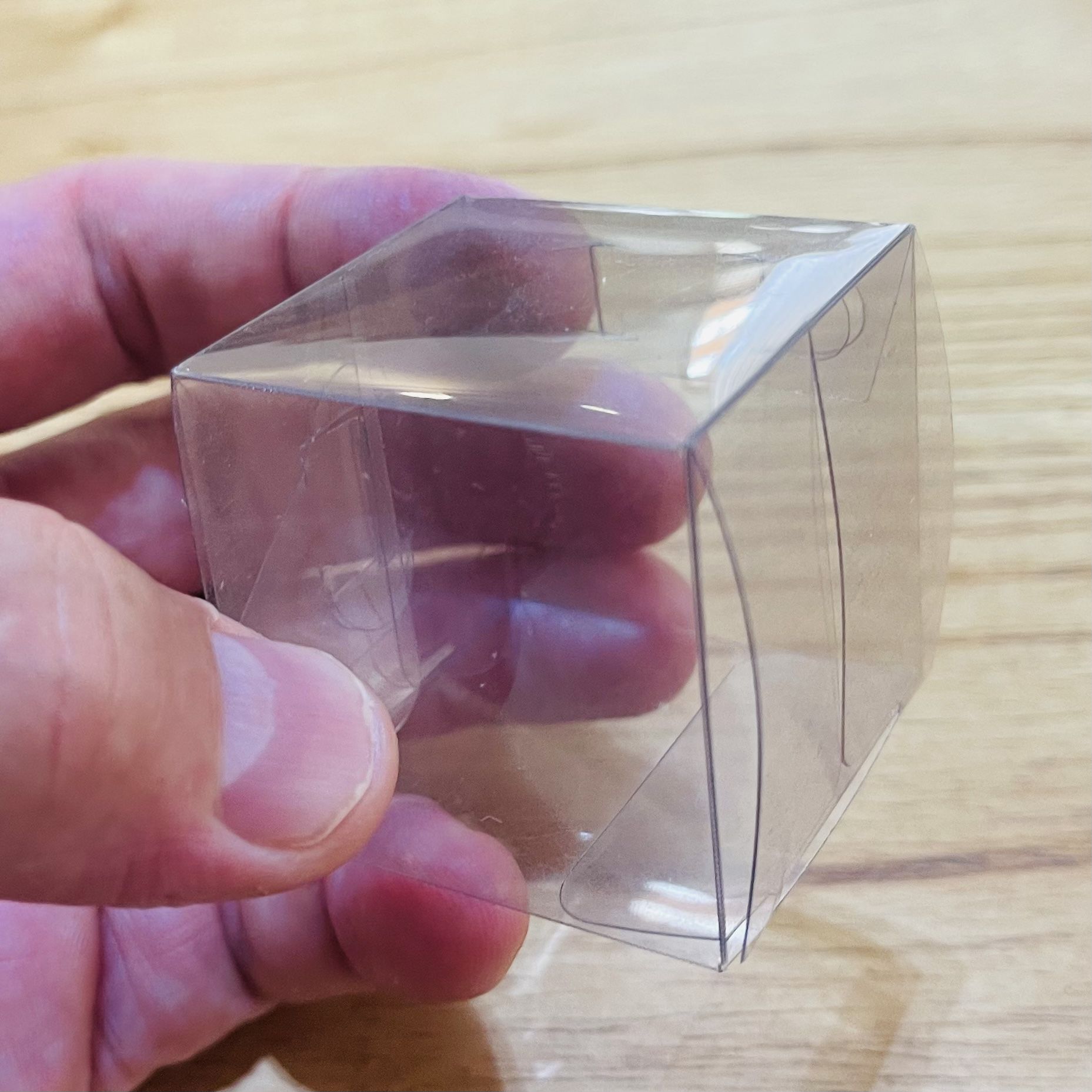 20 Caixa Cubo 4x4x4 Transparente Acetato ASSK K9 ID5232 - Chocobraz ...